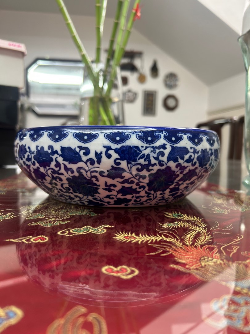 Ceramic Qing Hua Pot for Flower Planting/ Orchid Planting, Furniture ...