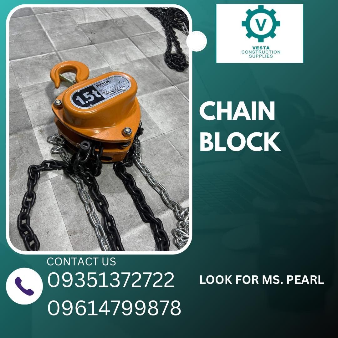 Chain block, Commercial & Industrial, Construction Tools & Equipment on ...