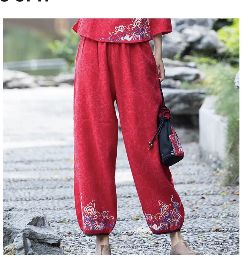 Chinese Bloomers S-M, Women's Fashion, Bottoms, Other Bottoms on Carousell