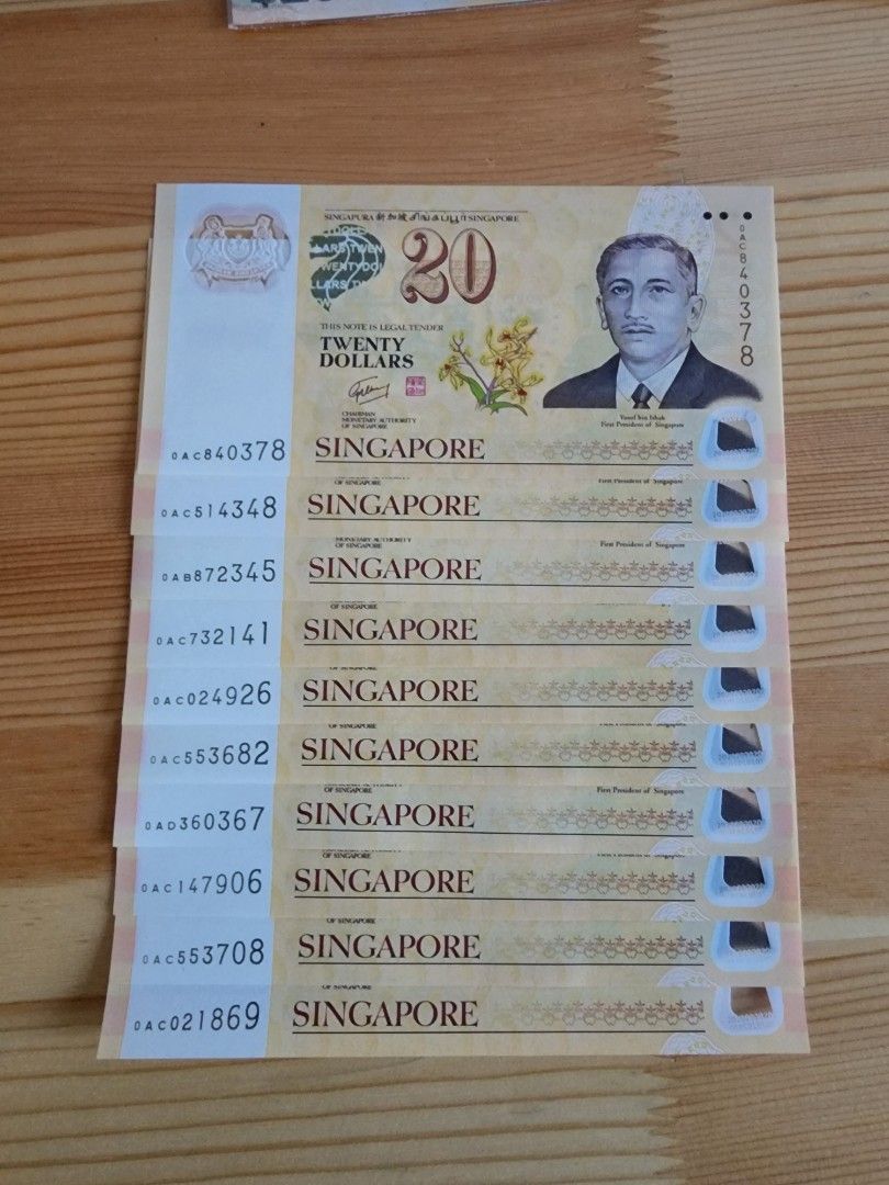 CIA40 Singapore commemorative $20 note, Hobbies & Toys, Memorabilia & Collectibles, Currency on ...
