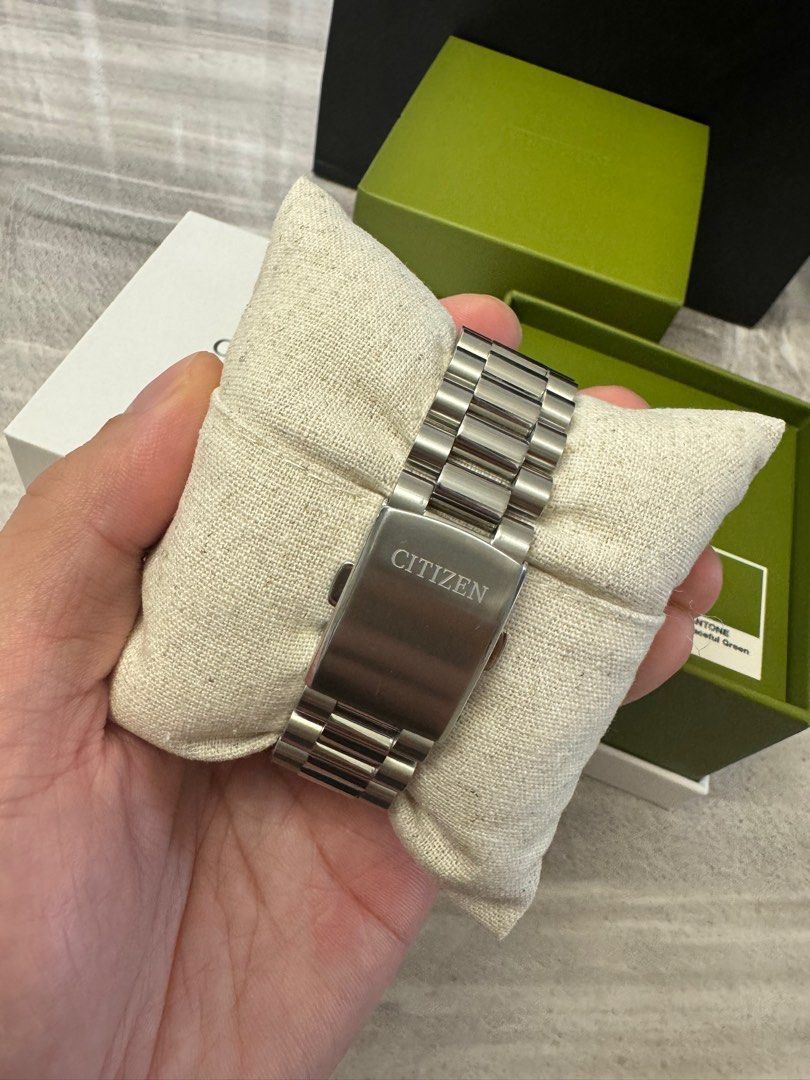 Citizen Watch Tsuyosa Peaceful Green, Men's Fashion, Watches ...