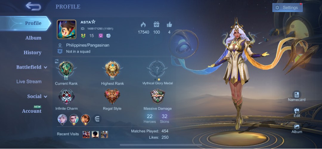 COLLECTOR ESMERALDA, 5 EPIC SKINS, EPIC LIMITED SABER, LIGHTBORN ...