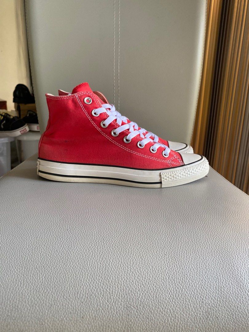 Converse Chuck Taylor high cut red, Men's Fashion, Footwear, Sneakers ...