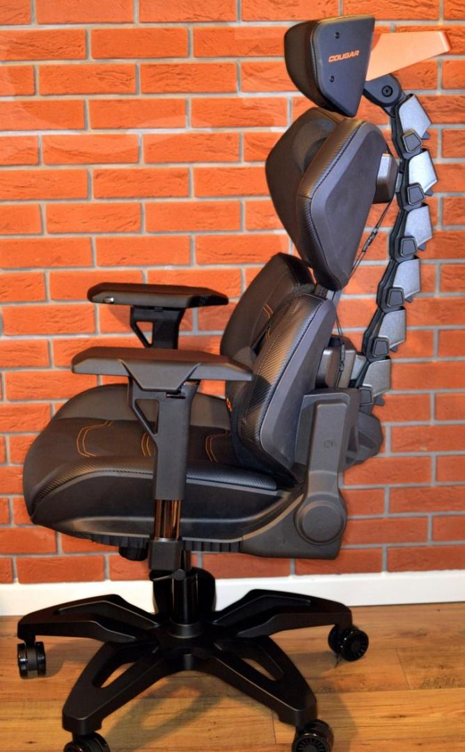 COUGAR TERMINATOR GAMING CHAIR/4D-ARMREST, Furniture & Home Living ...