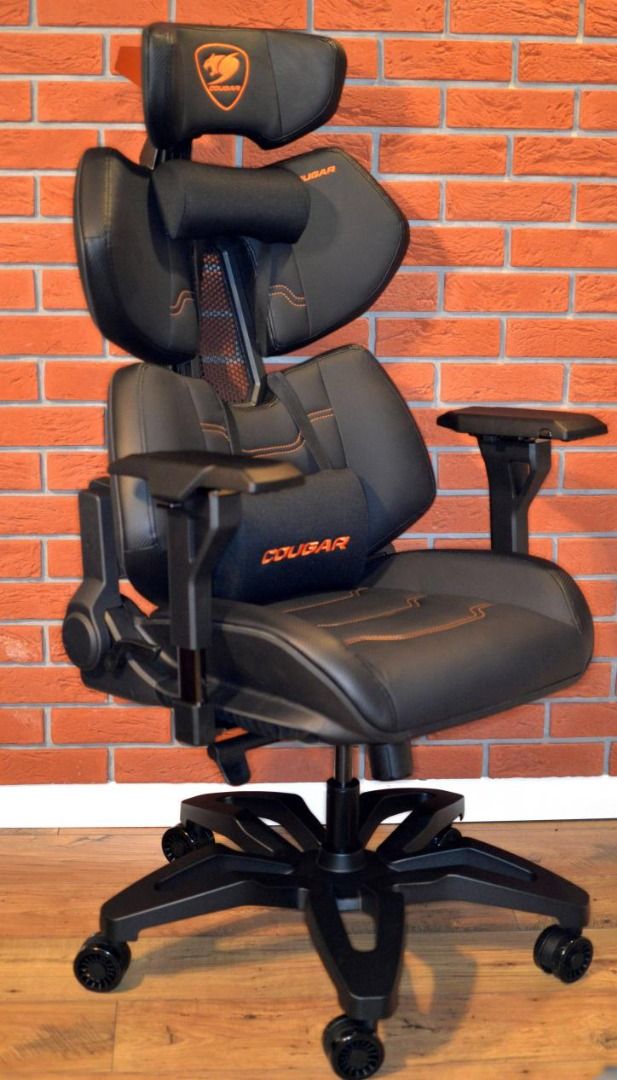 COUGAR TERMINATOR GAMING CHAIR/4D-ARMREST, Furniture & Home Living ...