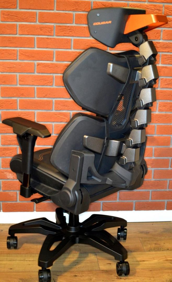 COUGAR TERMINATOR GAMING CHAIR/4D-ARMREST, Furniture & Home Living ...