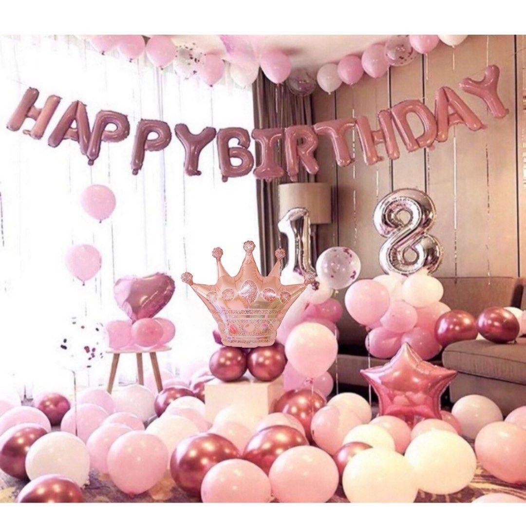 Create a festive atmosphere with this DIY birthday decoration package ...