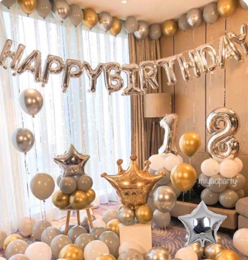 Create a festive atmosphere with this DIY birthday decoration package ...