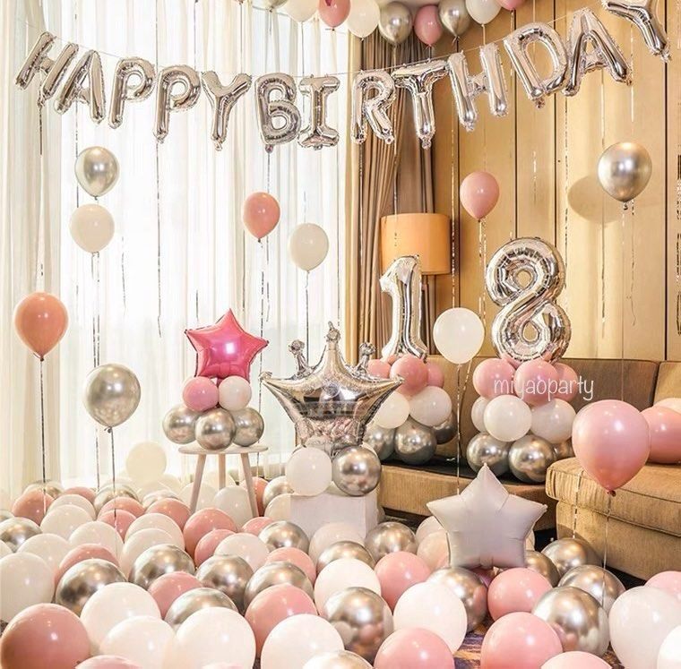 Create a festive atmosphere with this DIY birthday decoration package ...