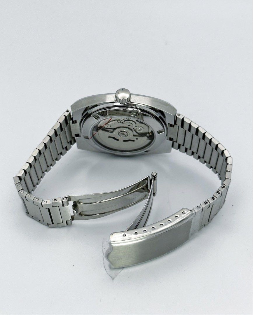 Custom Seiko Mod 38mm Pink Seamaster Jumbo TV, Men's Fashion, Watches ...