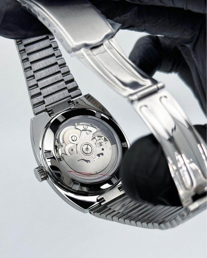 Custom Seiko Mod 38mm Pink Seamaster Jumbo TV, Men's Fashion, Watches ...