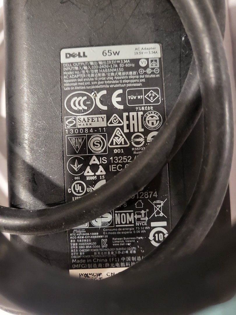 Dell Computer Adaptor, Computers & Tech, Parts & Accessories, Cables ...