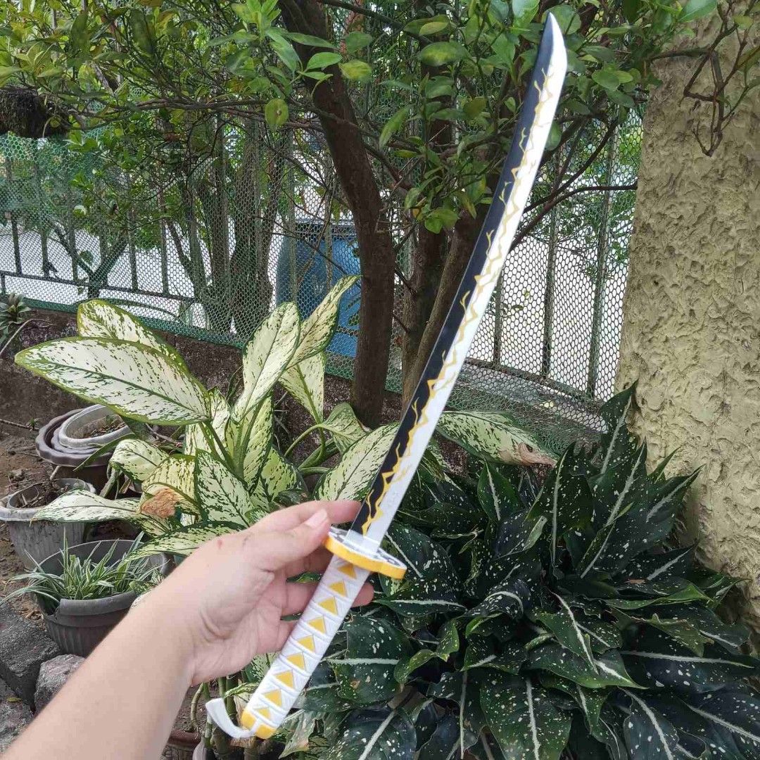 DEMON SLAYER Kimetsu no Yaiba Zenitsu Agatsuma Nichirin Blade Weapon ...