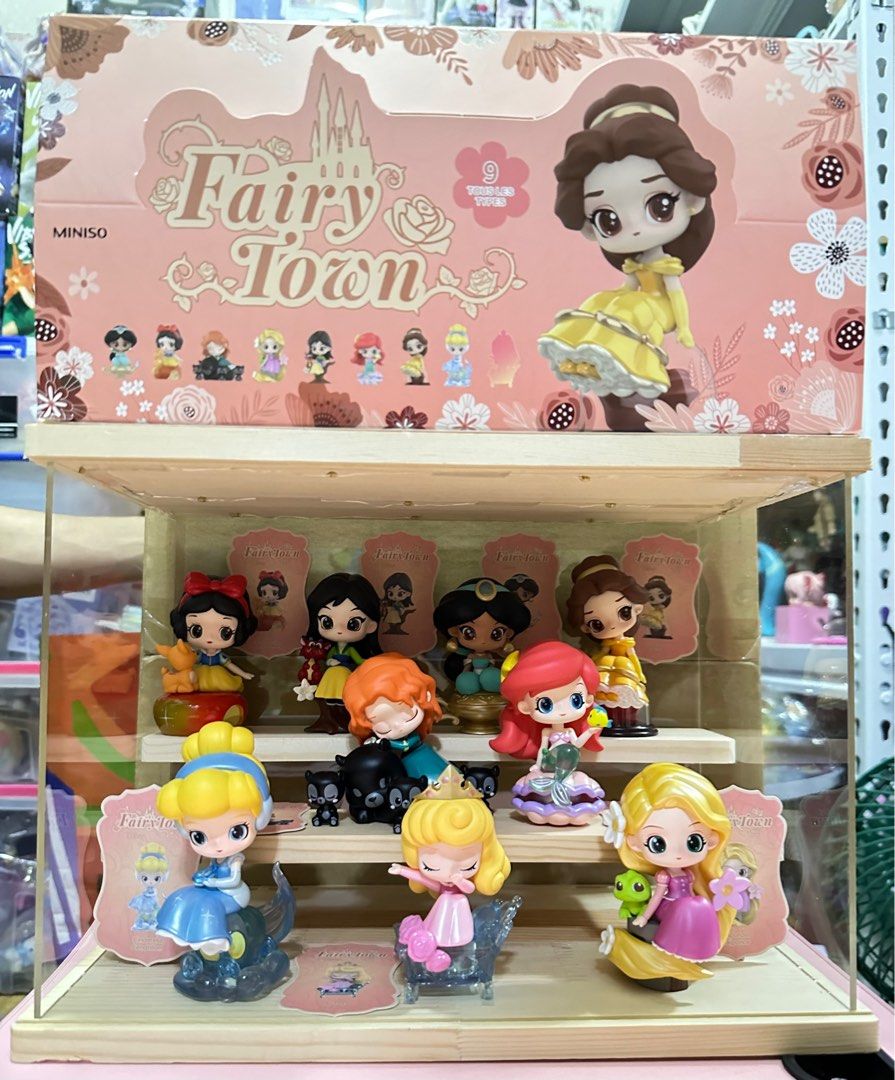 Disney - Princess Fairy Town Series by Miniso Complete Set including Display Box, Hobbies & Toys ...