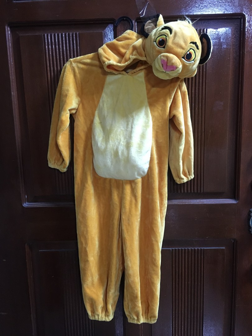 Disney Simba Costume, Babies & Kids, Babies & Kids Fashion on Carousell