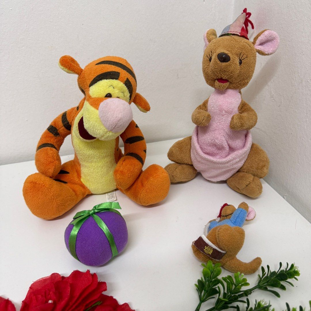 Disney Winnie the Pooh 80th anniversary tigger soft toy_Kangaroo soft ...