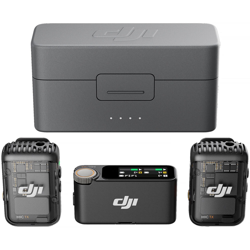 (Ready Stock) DJI Mic 2 2-Person Compact Digital Wireless Microphone ...