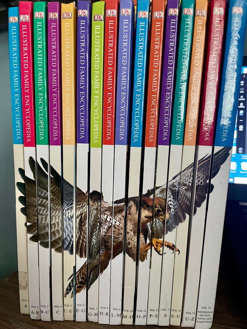 DK Illustrated Family Enclyclopedia Complete Set, Hobbies & Toys, Books ...