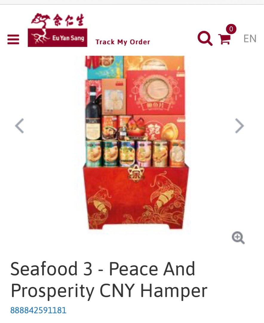 En Yan Sang CNY Hamper, Food & Drinks, Gift Baskets & Hampers on Carousell