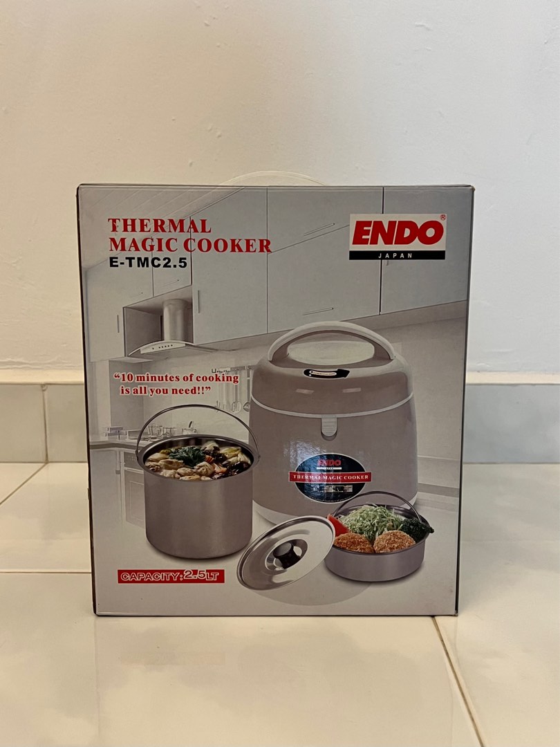 Endo Thermal Magic Cooker 2.5L, TV & Home Appliances, Kitchen ...
