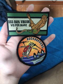 Extremely Rare USS Carl Vinson 70 (Aircraft carrier) Patch, Hobbies ...