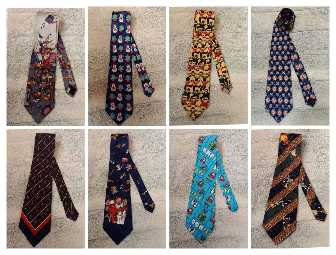 EZEFINDS Branded Europe / US Necktie | Disney | Looney Tunes Cartoon ...