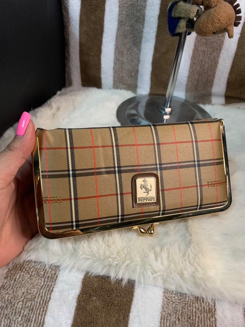 Ferrari kisslock rare purse, Women's Fashion, Bags & Wallets, Purses ...