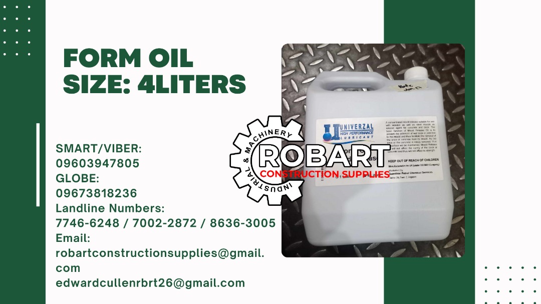Form Oil, Commercial & Industrial, Construction & Building Materials on ...
