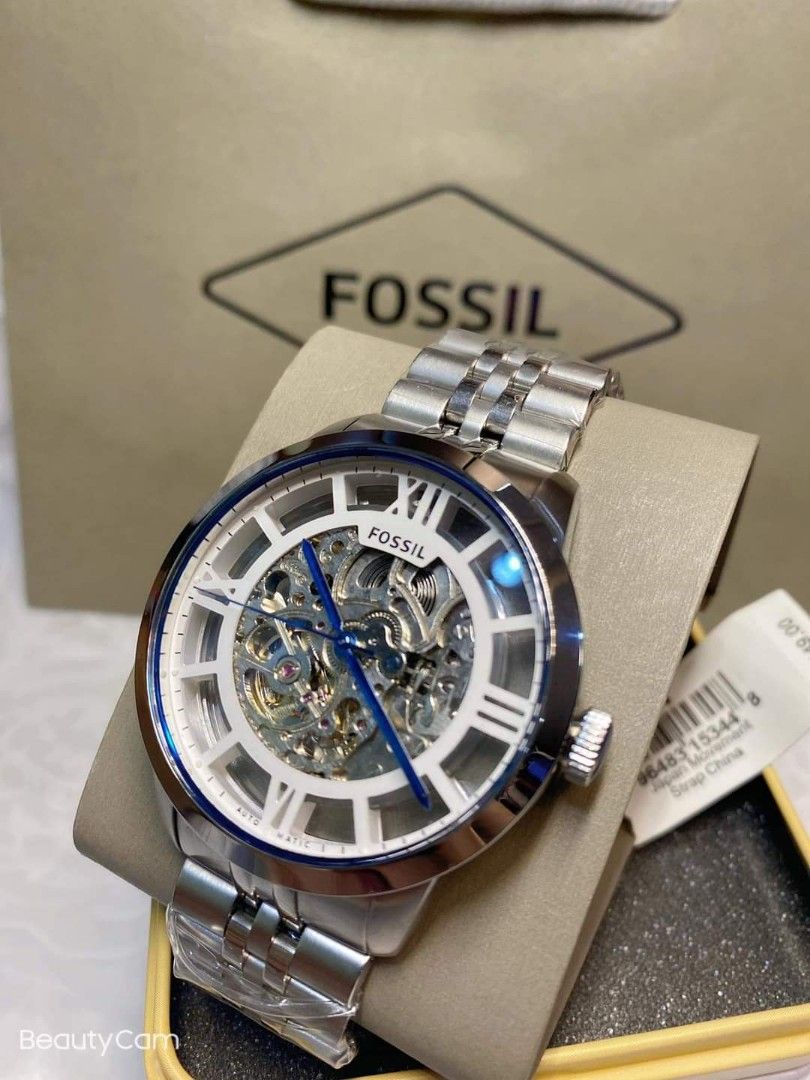 Fossil ME3044 Townsman Automatic Stainless Steel Watch, Men's Fashion ...