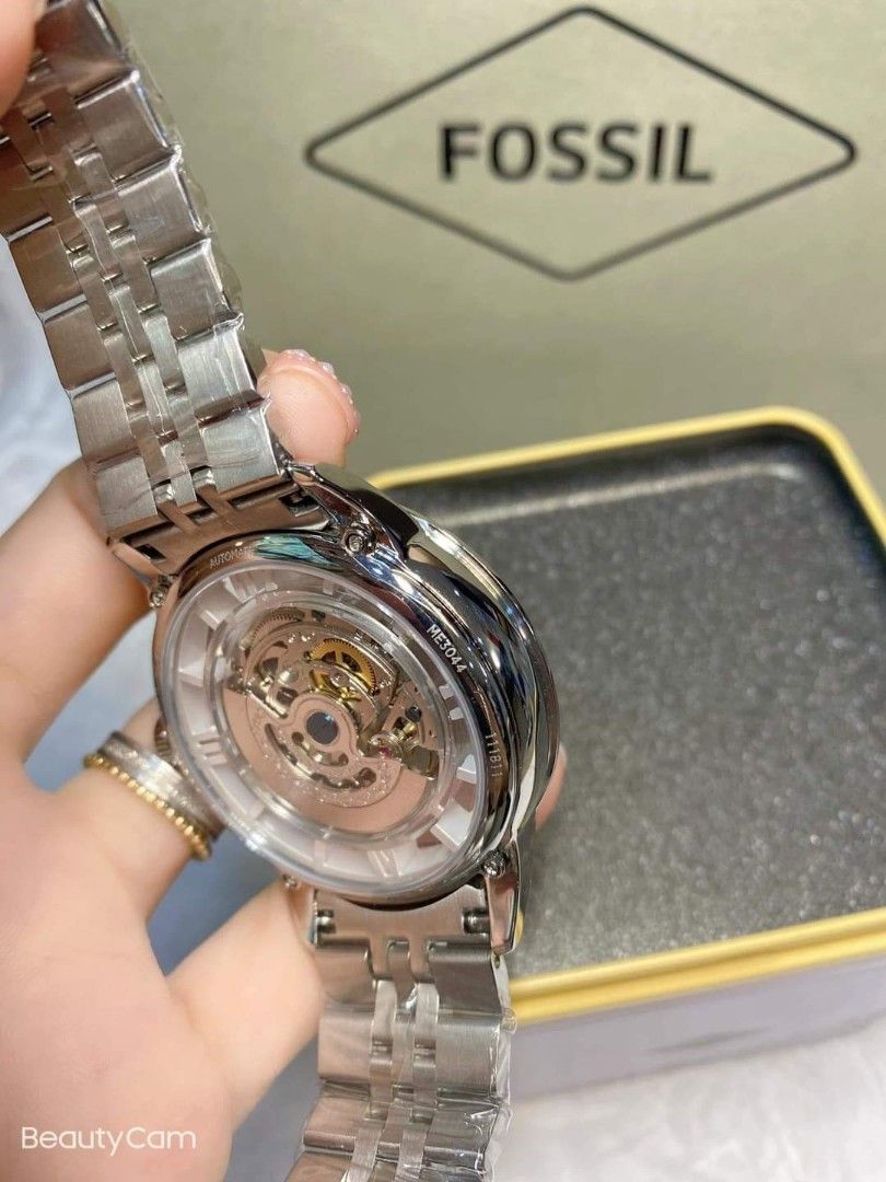 Fossil ME3044 Townsman Automatic Stainless Steel Watch, Men's Fashion ...