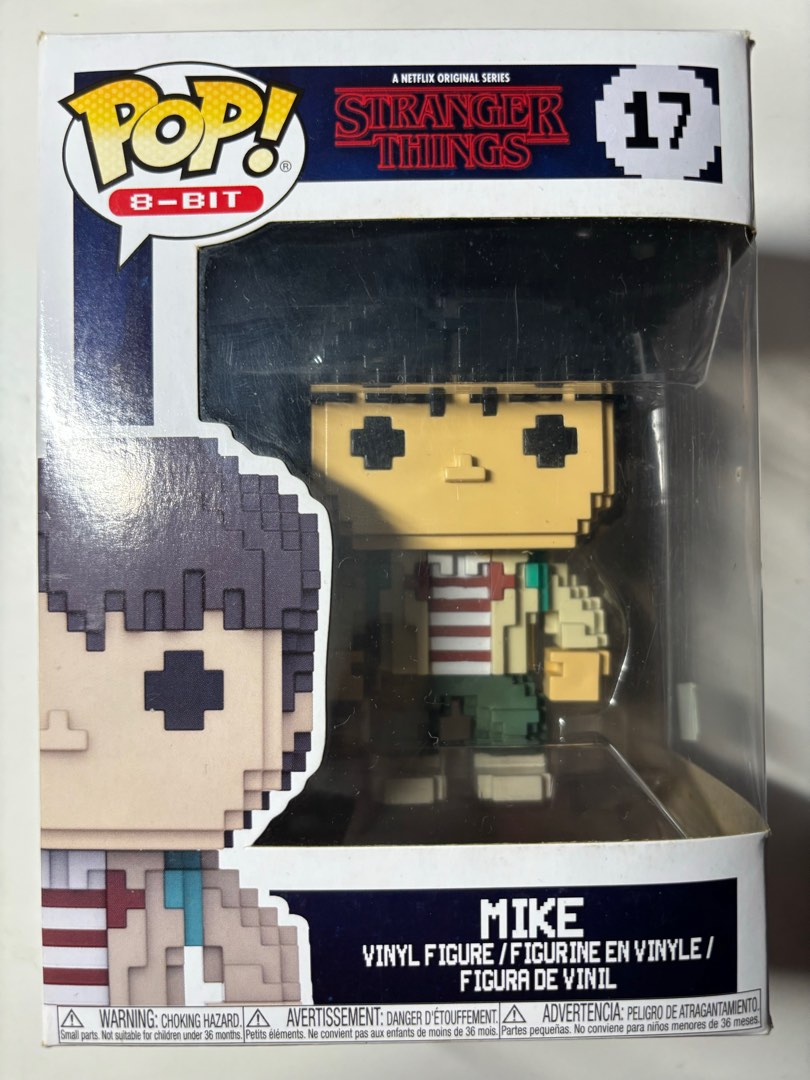 Funko Pop Stranger Things 8-bit Mike 17, Hobbies & Toys, Toys & Games ...