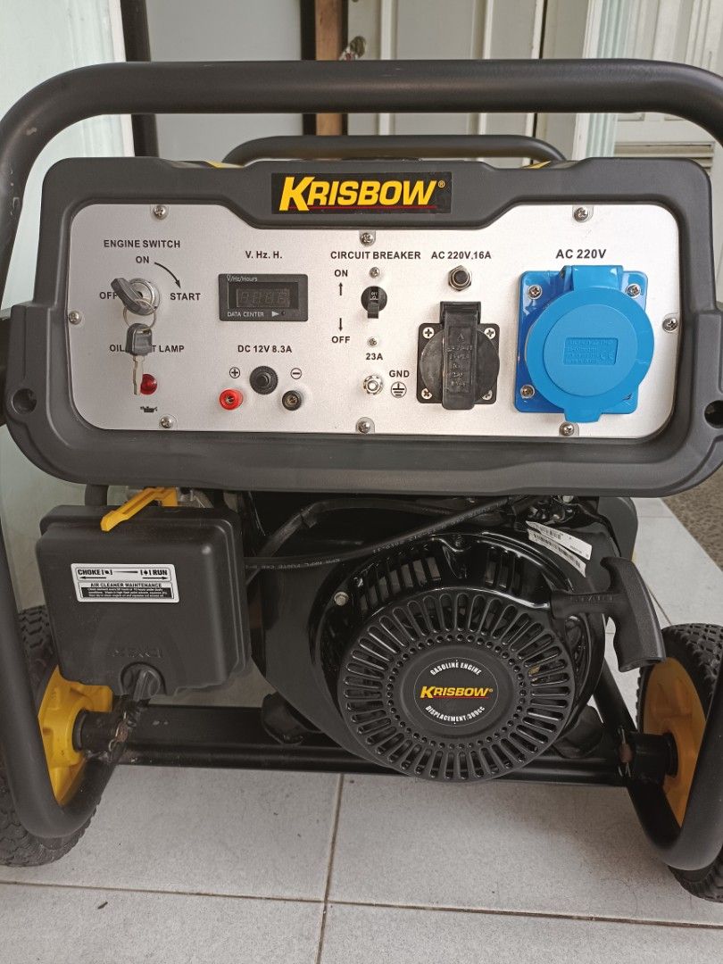 Genset masih baru - Krisbow 5500 watt, Elektronik, Lainnya di Carousell Genset masih baru - Krisbow 5500 watt, Elektronik, Lainnya di Carousell