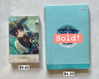 BNIB (wts/lfb) genshin impact scaramouche wanderer genshin standees ...