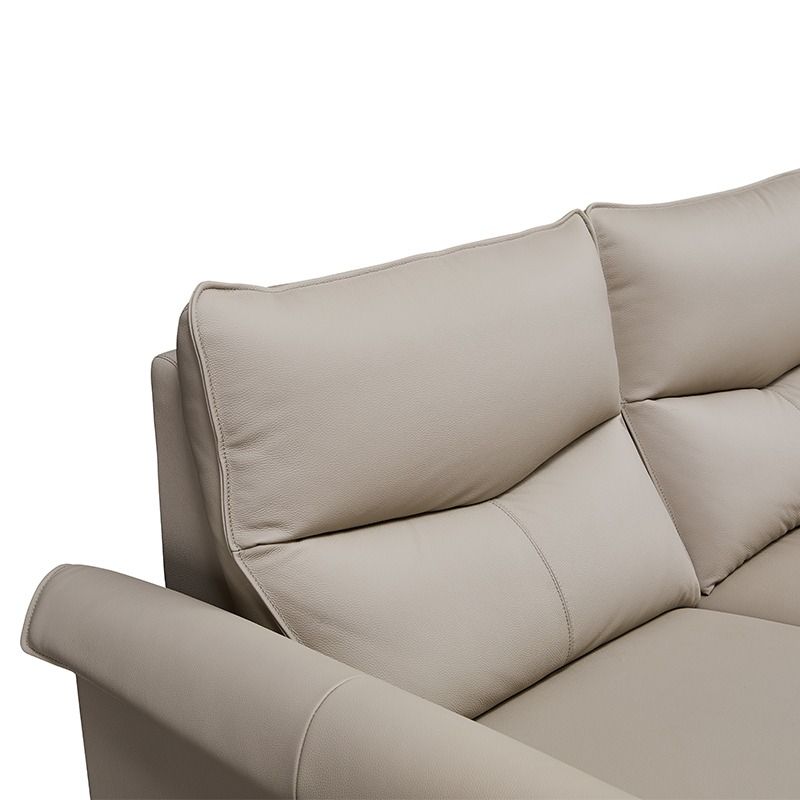Genuine Leather Sofa 1Seater electric extension Sofa 40D sponge density ...