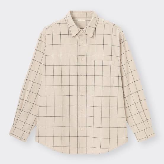 Gu Flannel Relaxed Fit Shirt, Men's Fashion, Tops & Sets, Tshirts ...