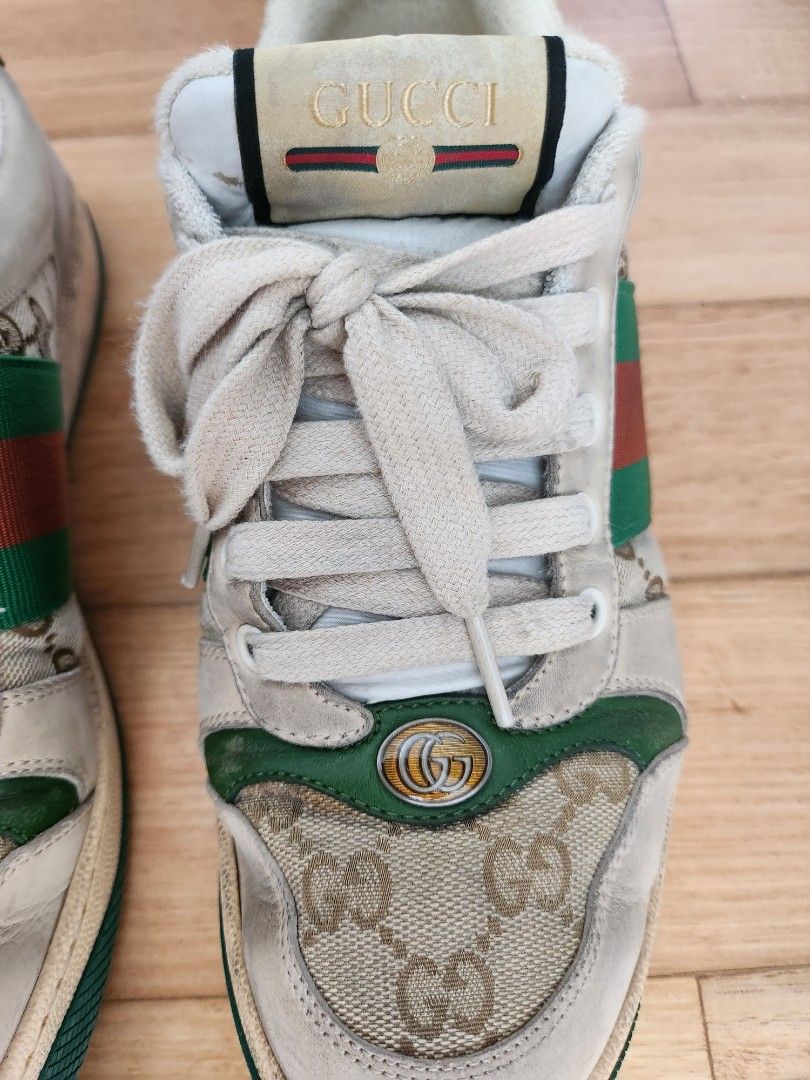 Gucci sneaker - Screener(distressed effect), Luxury, Sneakers ...