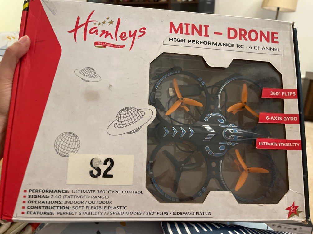 Hamleys mini drone, Hobbies & Toys, Toys & Games on Carousell