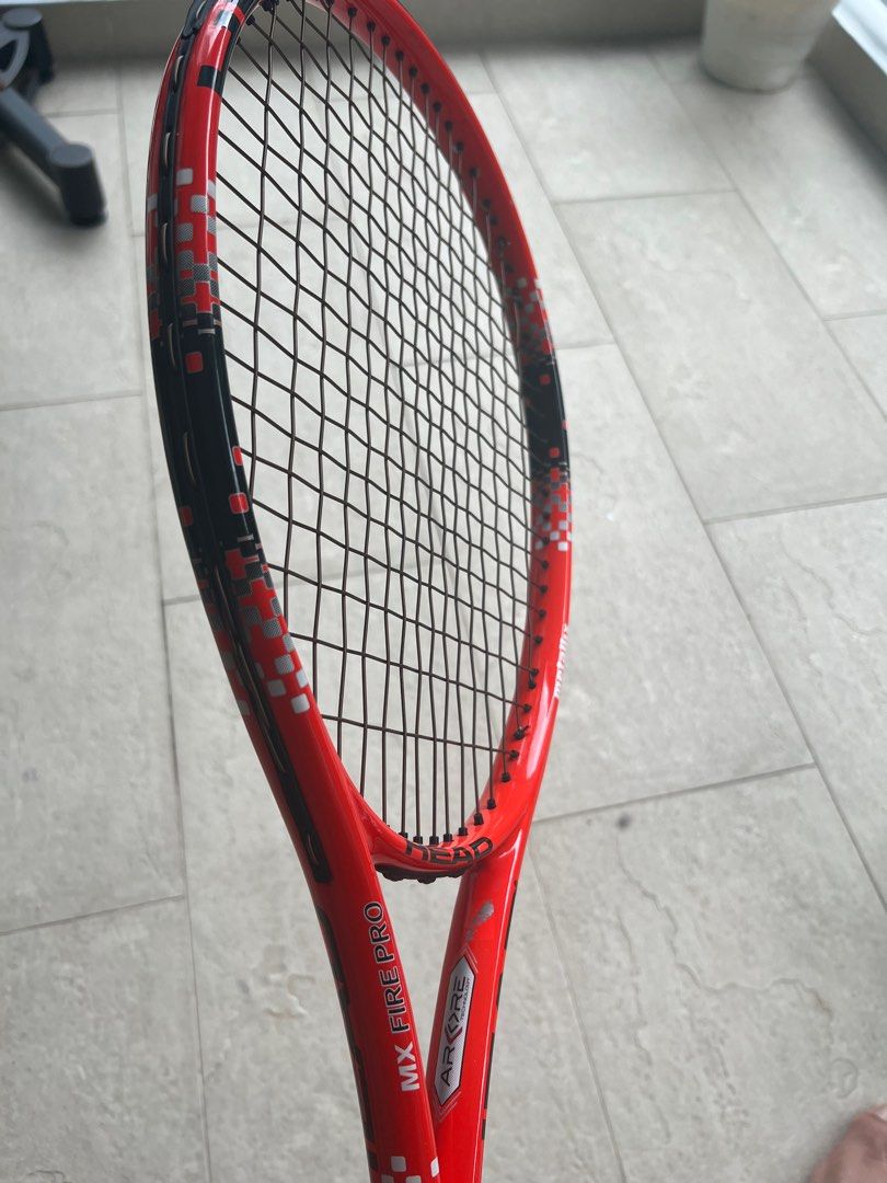 Head MX Fire Pro tennis racquet, Sports Equipment, Sports & Games ...
