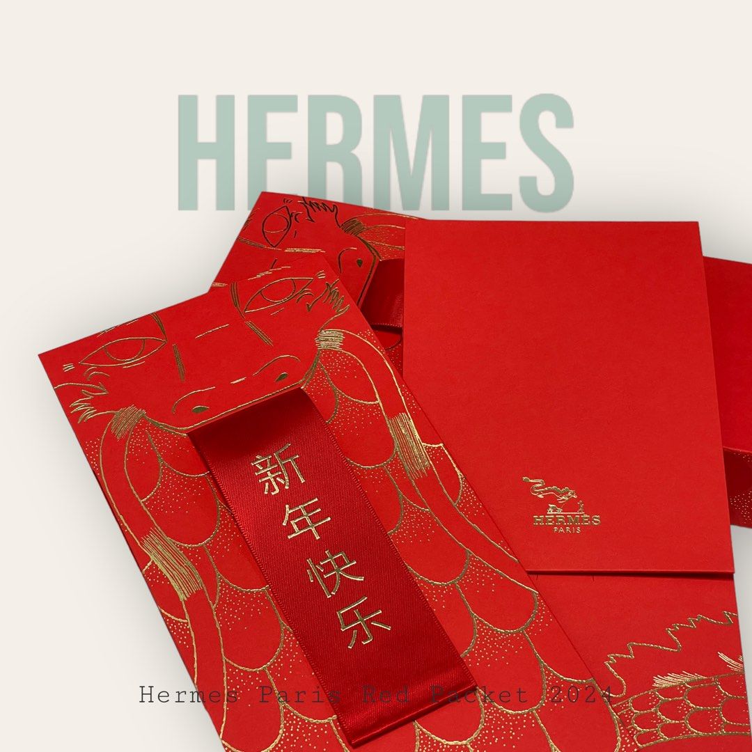 Hermes Red Packet 2024 Ang Pao Chinese New Year Dragon Chinois ...