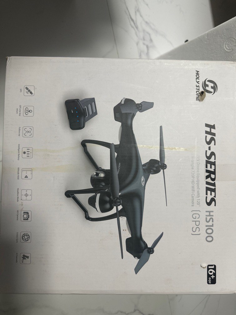 Holy Stone HS100 GPS drone, Photography, Drones on Carousell