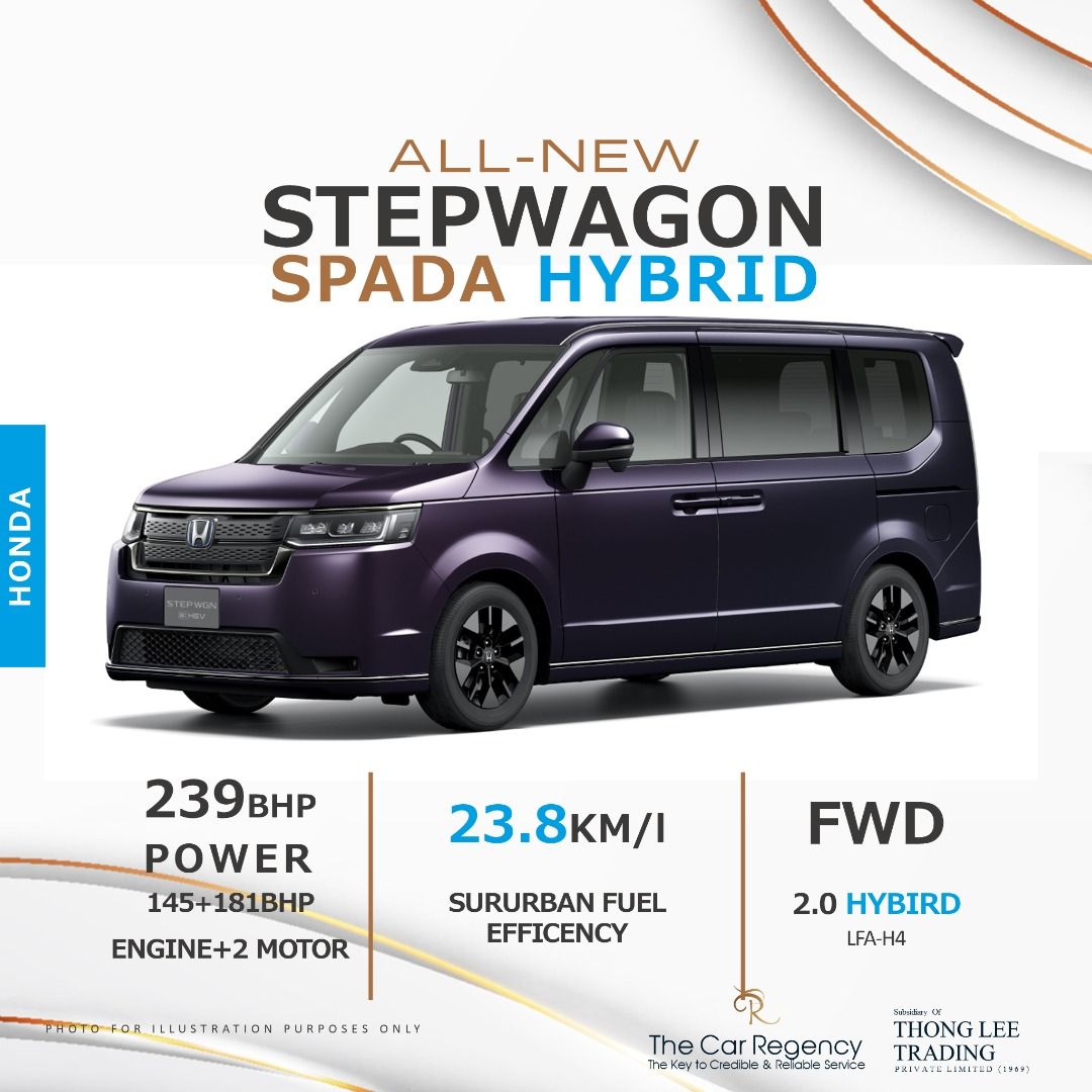 HONDA STEPWAGON SPADA 2.0 HYBRID e:HEV 7 SEATER STEPWGN, Cars, Parallel ...