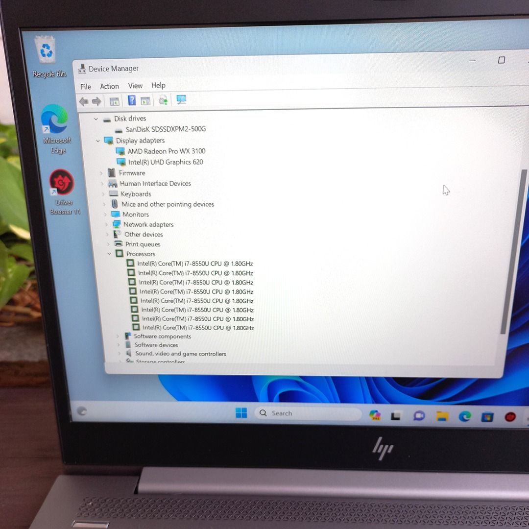 HP ZBook 14u G5 Mobile Workstation 14-inch Laptop- i7-8550U, Radeon Pro WX 3100 (2GB), 16GB RAM ...