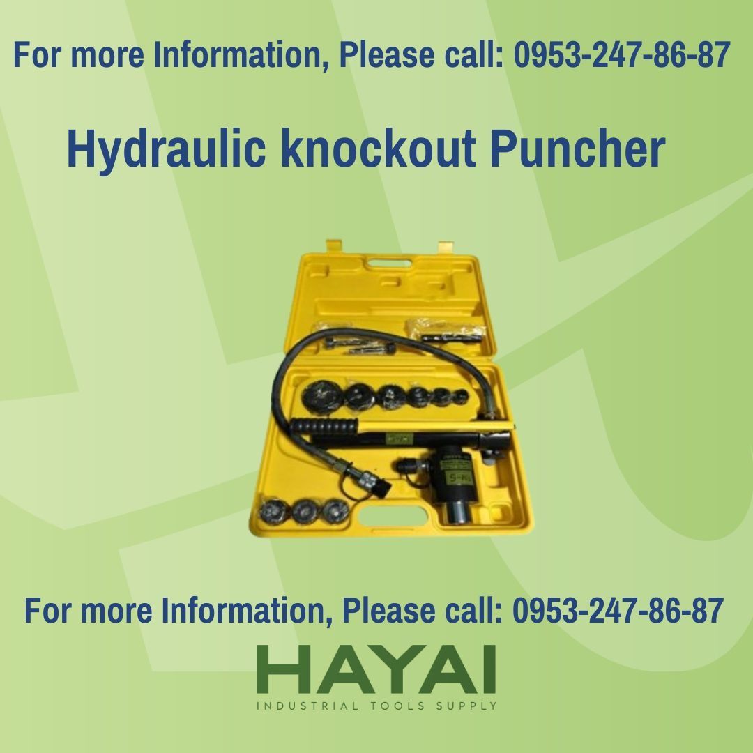 Hydraulic knockout Puncher, Commercial & Industrial, Construction Tools ...