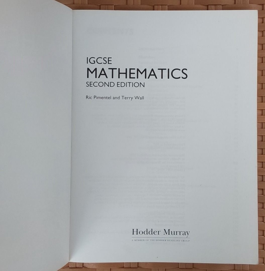 IGCSE Mathematics 2nd Edition by Ric Pimentel, 2006, (English/buku ...