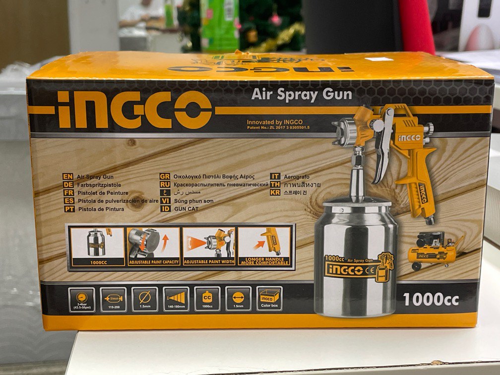 Incco Air Spray Gun - 1000cc, Furniture & Home Living, Home Improvement ...