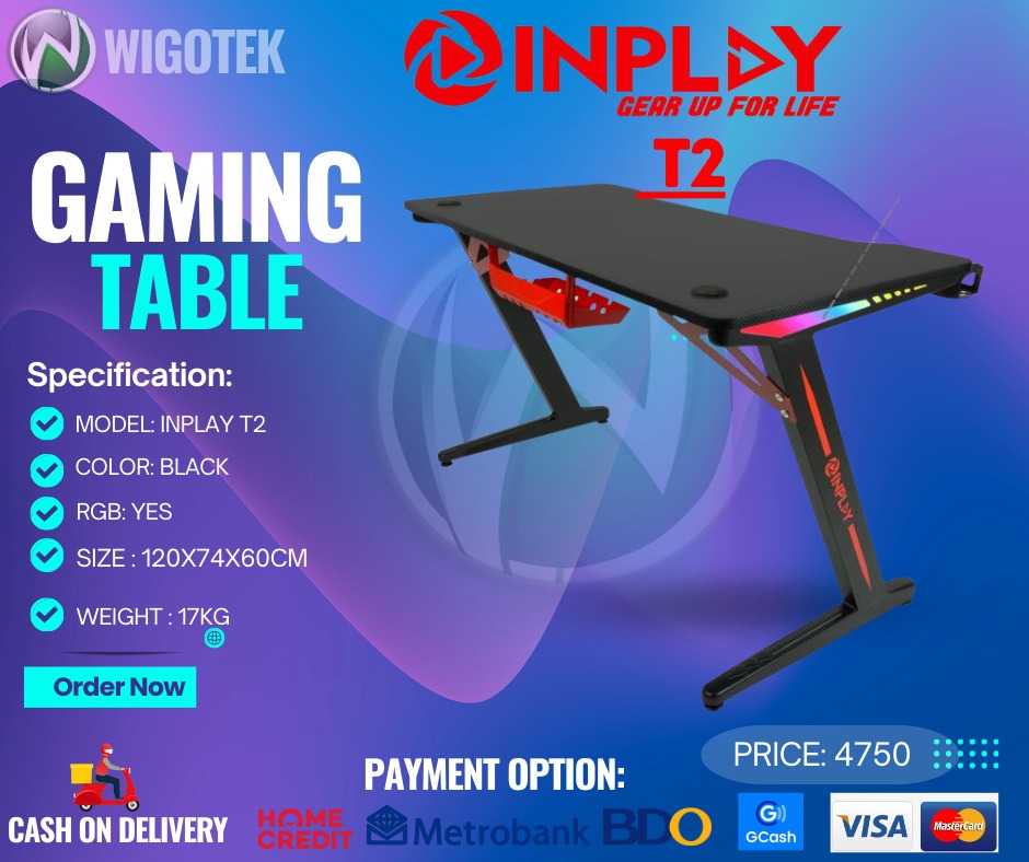 INPLAY RACE T2 GAMING TABLE, Computers & Tech, Desktops on Carousell