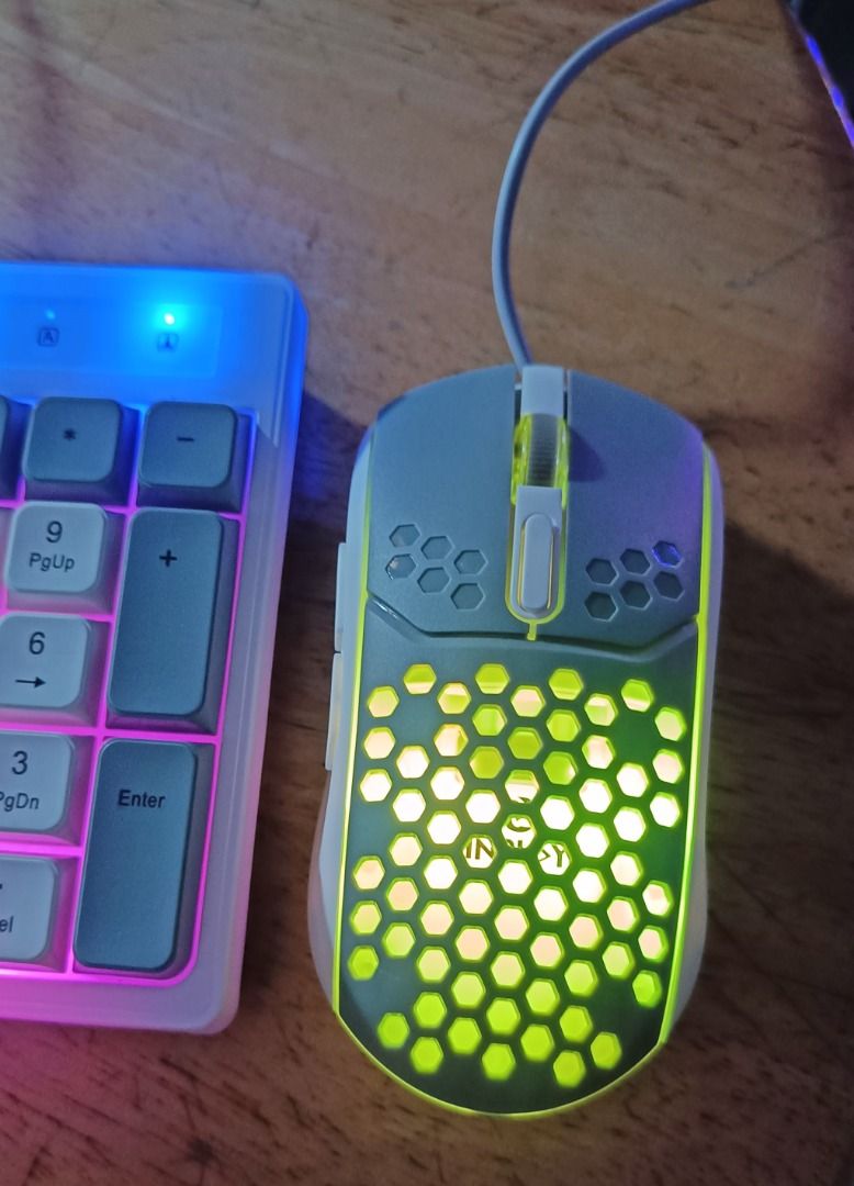 INPLAY STX380-PRO RAINBOW MOUSE AND KEYBOARD COMBO, Computers & Tech ...