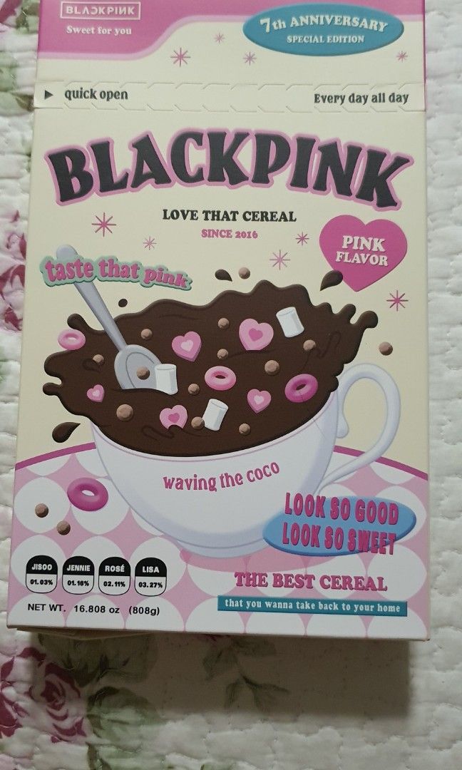 ️INSTOCK ️ BLACKPINK CEREAL DECO KIT, Hobbies & Toys, Memorabilia ...