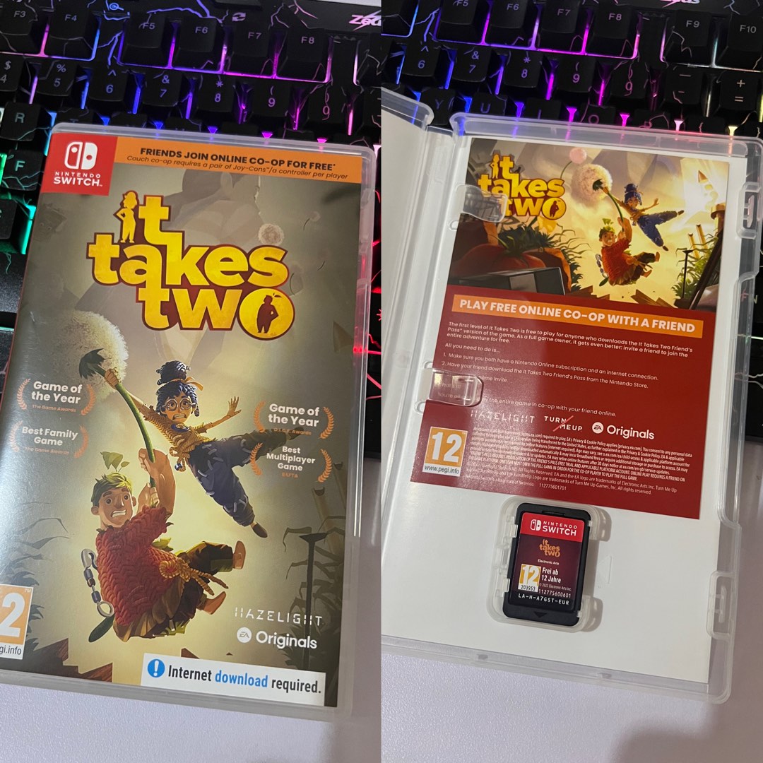 It takes two, Video Gaming, Video Games, Nintendo on Carousell