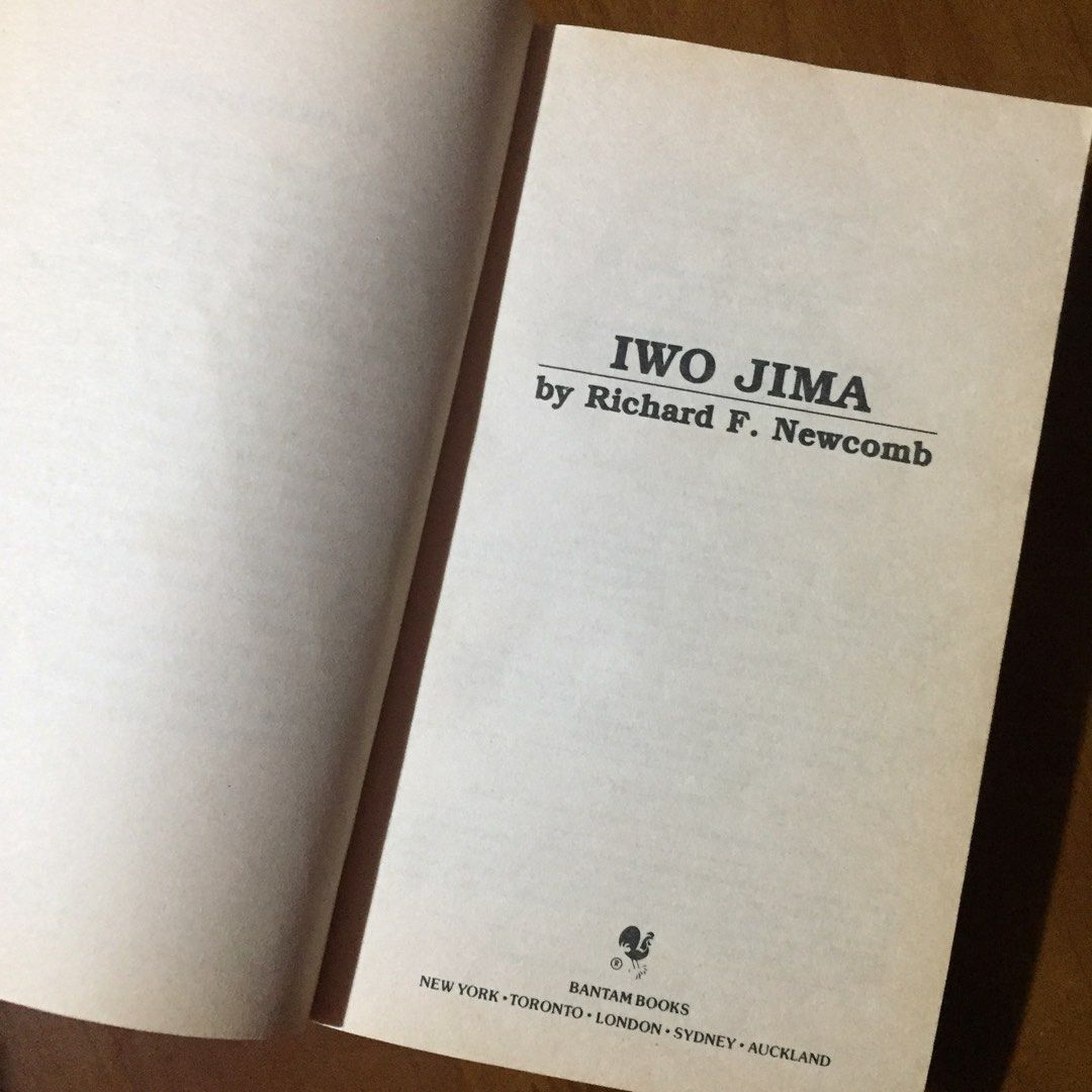 Iwo Jima by Richard F. Newcomb (50th Anniv Edition / War / History ...